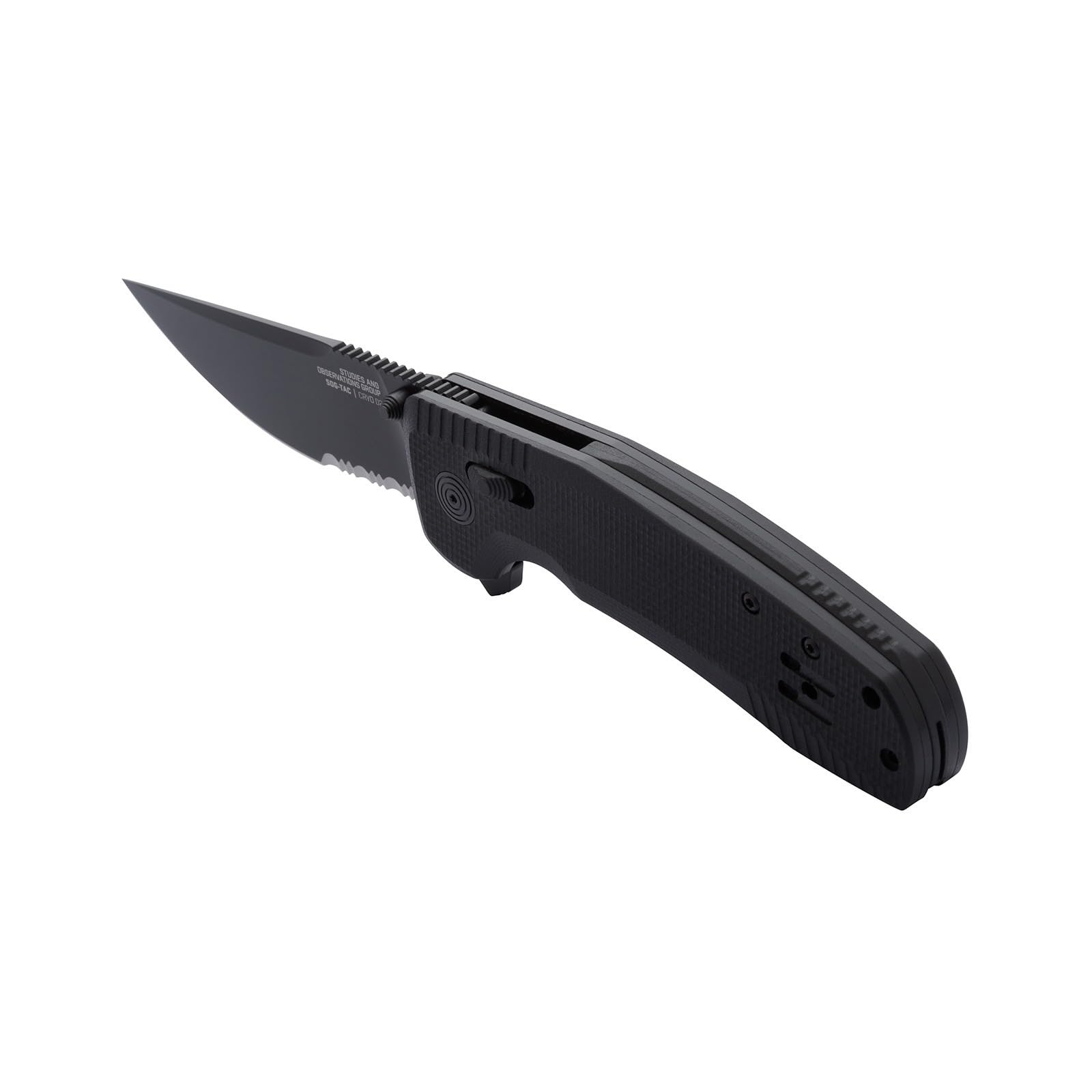 SOG-TAC XR Professional Partially Serrated Tactical Folding Knife | 3.4 ...