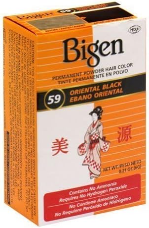 Bigen Permanent Powder Hair Color 59 Oriental Black 1 ea price in Saudi ...