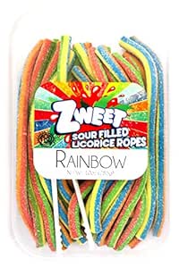 Amazon.com : Zweet Sour Ropes, Rainbow, 10 Ounce (Pack of 6) : Grocery ...