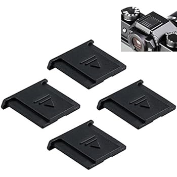 Amazon.com : DSLRKIT Metal Universal Hot Shoe Cover for Canon Nikon ...