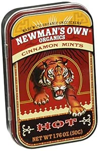 Amazon.com : Newman's Own Organic Mints, Cinnamon, 1.76-Oz. (Pack Of 6 ...