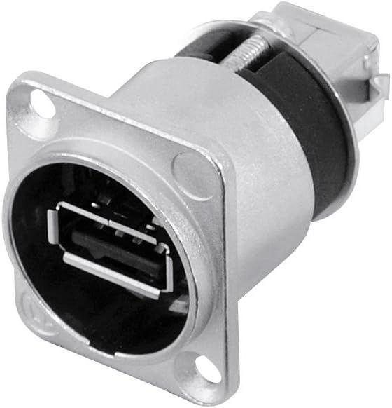 Amazon.com: Neutrik NAUSB-W USB A to USB B Chassis Mounting Coupler ...