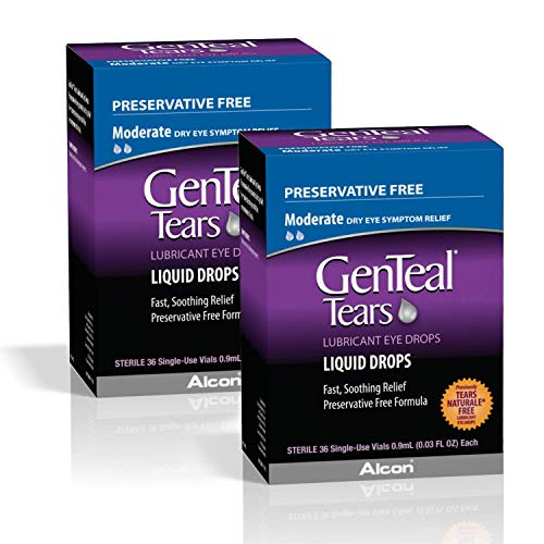 GenTeal Moderate Dry Eye Relief, Lubricant Eye Drops - .5 fl oz in ...