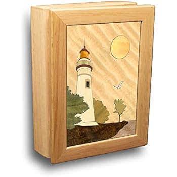 Amazon.com: Wood Lighthouse Box - Handmade USA - Unmatched Quality ...