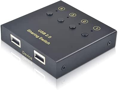 Amazon.com: eKL USB Switch Selector 4 Computers in Sharing 2 USB ...