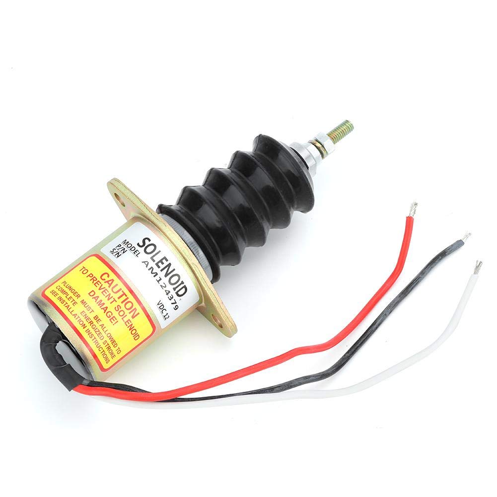 Diesel Shut OFF Solenoid, 12V Diesel Shutdown Stop Solenoid Valve ...