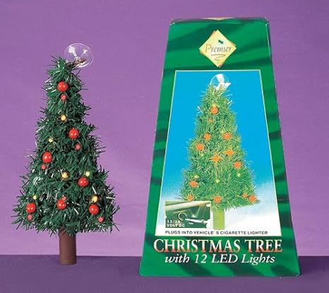 Premier 12V Xmas Tree with 12 LED lights for car: Amazon.co.uk: Lighting