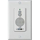 Minka Aire WC400 DC Wall Control or Remote w/Full Function, White ...