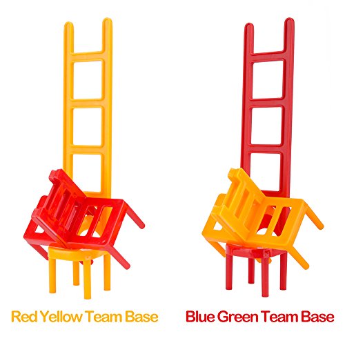 Купить Chairs and Ladders Game. 44 Individual Pieces. Family Game Stack ...