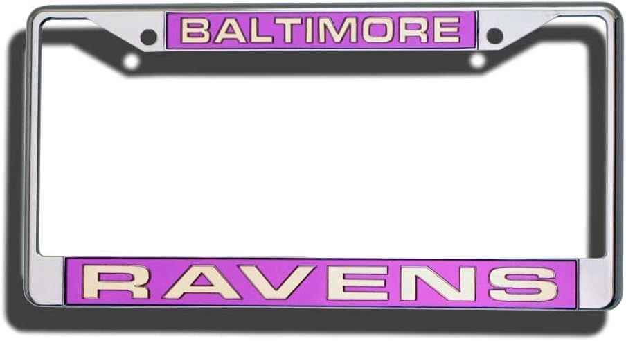 Amazon.com: Hall of Fame Memorabilia Baltimore Ravens Laser Cut Chrome ...