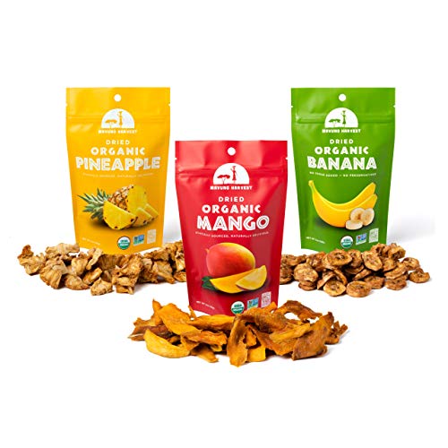 Mavuno Harvest Organic Dried Fruit Variety Pack | Dried Mango, Pineapple, and Banana | Healthy ...
