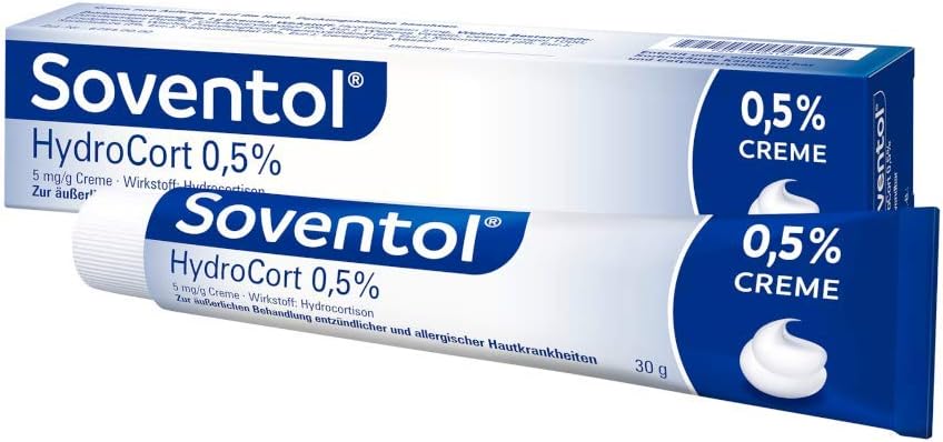 Soventol 0,5% HydroCort Creme, 30 g Creme: Amazon.de: Drogerie ...