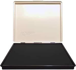 Extra Large 8" x 12" Industrial Rubber Stamp Ink Pad in Metal Case ...