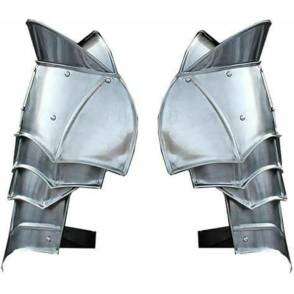 Halloween Costume Armor NauticalMart Gothic Winged Pauldrons - Black ...