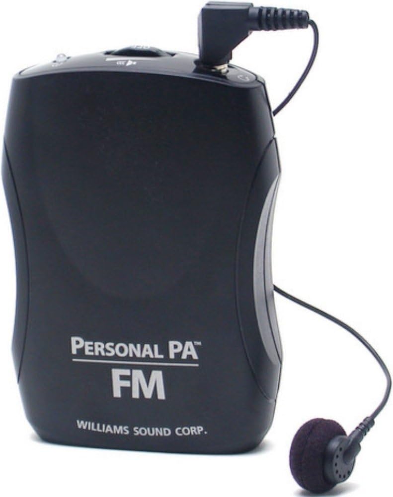 Amazon.com: Williams Sound PPA R37 PPA Select FM Receiver, Black Fits ...
