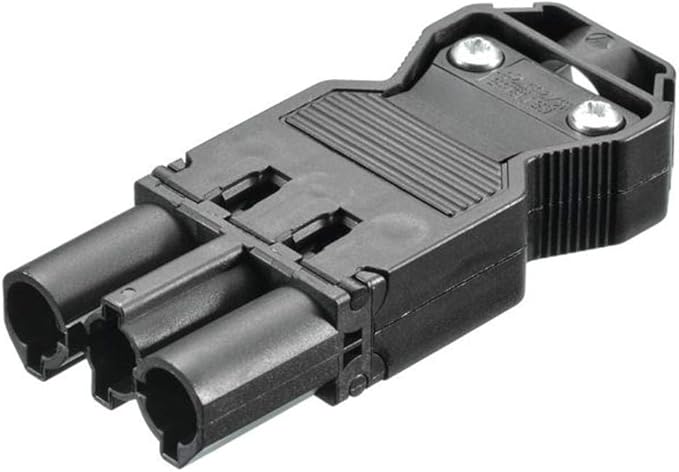 Bachmann Appliance plug GST18/3 - GST18 Black - wire connectors (Black ...