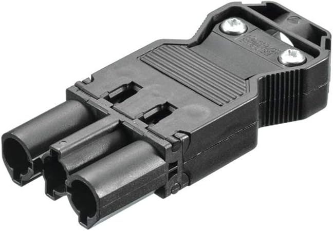 Bachmann Appliance plug GST18/3 - GST18 Black - wire connectors (Black ...