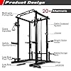 RitFit Power Cage with Optional LAT PullDown/Cable Crossover/Smith ...