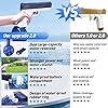 Pitsol Water Guns with Drum, Electric Water Gun up to 35FT, Powerful ...