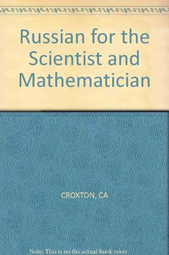 Russian for the Scientist and Mathematician: 9780471902607: Amazon.com ...