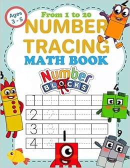 Numberblocks: Number Tracing Math Book, Number from 1 to 20 ...