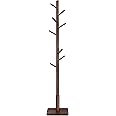 Amazon.com: VASAGLE Coat Rack, Solid Coat Stand, Hall Tree, 8 Hooks ...