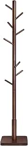 Amazon.com: VASAGLE Coat Rack, Solid Coat Stand, Hall Tree, 8 Hooks ...