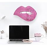 Amazon.com: 4ArtWorks - Gloss Lips 3D Wall Art - Ready to Hang Acrylic ...