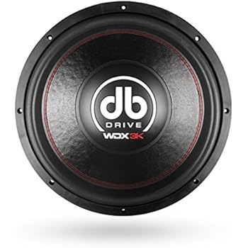 Amazon.com: db Drive WDX10 3K 10 Inch Competition Subwoofer 1500W Dual ...