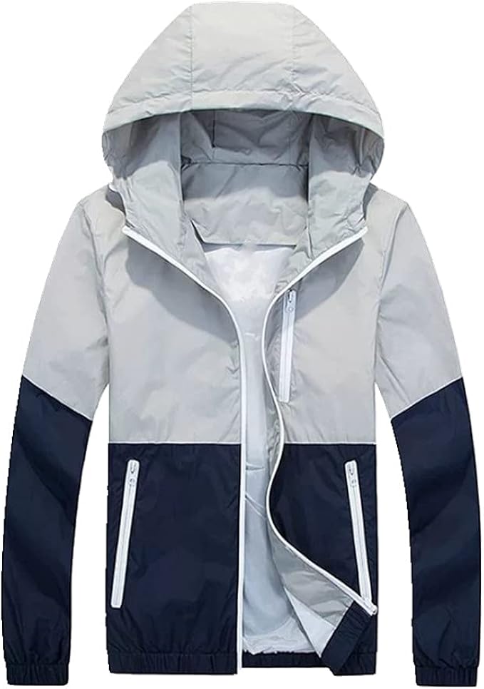 Sun Protection Breathable Clothing Hooded Men's Jacket: Amazon.co.uk ...