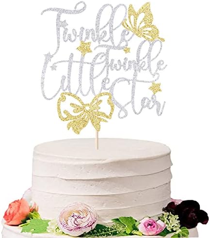Sodasos Twinkle Twinkle Little Star Cake Topper,Baby Shower/Gender ...