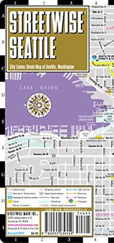 Streetwise Seattle Map - Laminated City Center Street Map of Seattle ...