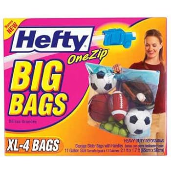 Amazon.com: Hefty One Zip Big Bag Xl 4 Pack: Everything Else