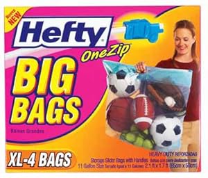 Amazon.com: Hefty One Zip Big Bag Xl 4 Pack: Everything Else