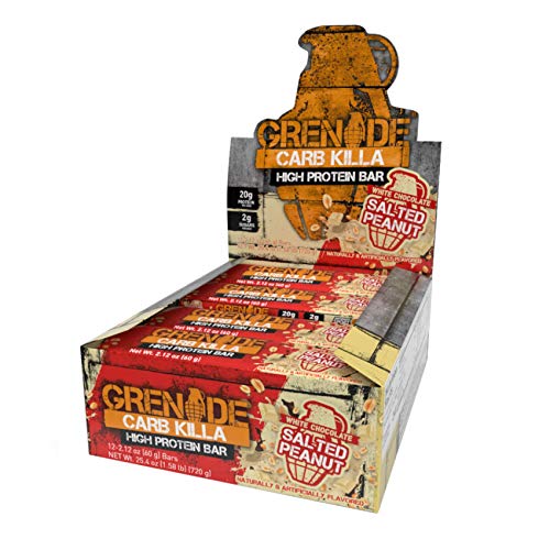 Grenade Carb Killa High Protein and Low Sugar Candy Bar, 12 X 60 g ...