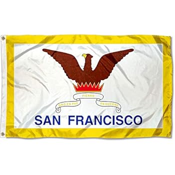 Amazon.com : US Flag Store San Francisco City Flag 3ft x 5ft Nylon ...