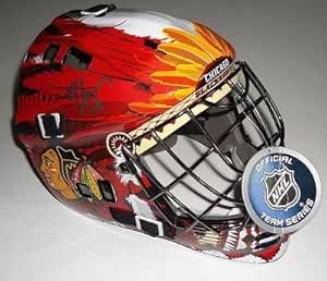 Amazon.com: ED BELFOUR signed *CHICAGO BLACKHAWKS* GOALIE MASK COA ...
