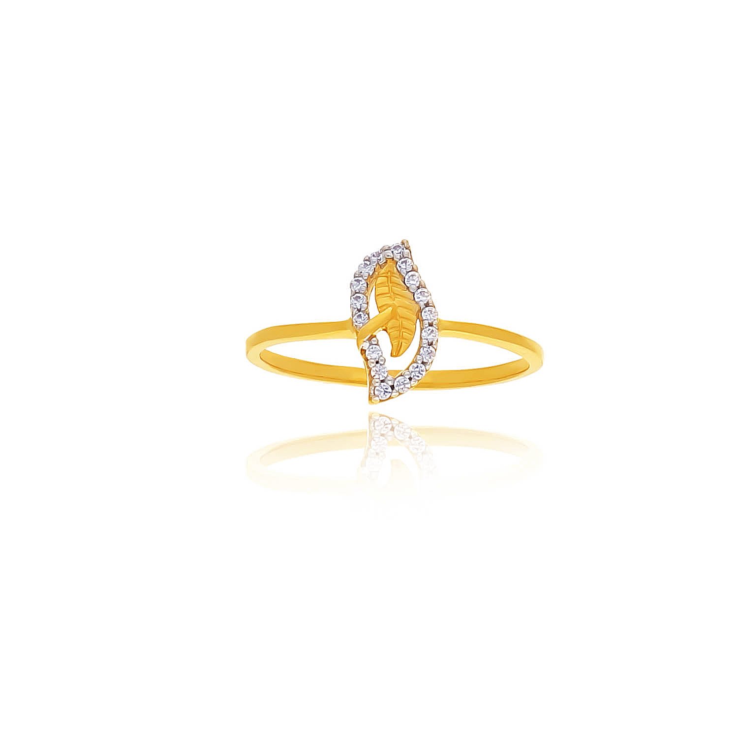 Buy JewelOne 22k (916) Yellow Gold Ring at Amazon.in