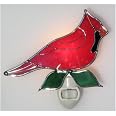 Stained Glass Red Cardinal Bird Night Light - Amazon.com