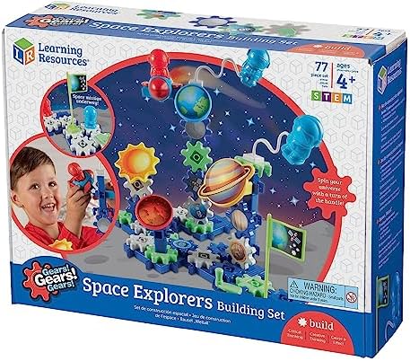 Learning Resources Gears! Gears! Gears! Space Explorers Building Set ...