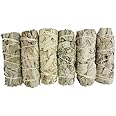 Amazon.com: Bholi Sage Plus Sage Smudge Kit Pack of 6, White Sage Smudge Stick 4-Inch Long Used ...
