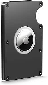Amazon.com: TagsMate Heavy Duty Rigid AirTag Wallet, RFID Protected ...