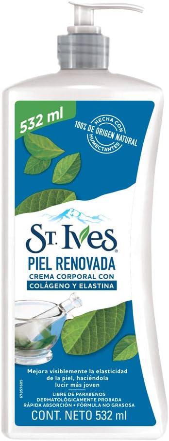 Crema corporal St Ives Piel Renovada 532 ml: Amazon.com.mx: Salud ...
