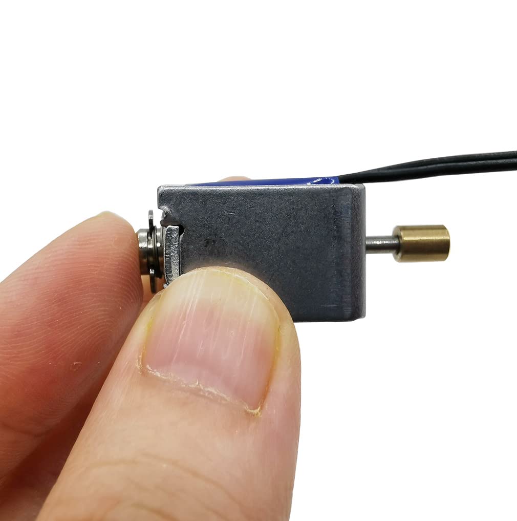Mua 2PCS DC 5V 7Ω Mini Push Pull Linear Solenoid Electromagnet 5mm ...