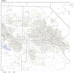Amazon.com: Meridian, ID ZIP Code Map Laminated : Office Products