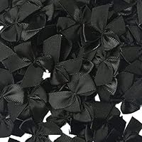 Amazon.com: Chenkou Craft 60pcs Mini Satin Ribbon Bows Flowers 1" x3/4" Appliques DIY Craft ...