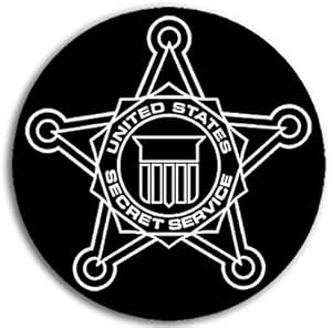 Amazon.com: Round United States Secret Service Star Sticker (usss ...