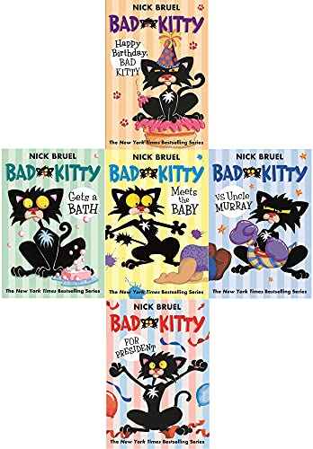 Bad Kitty 5 Book Set: Bad Kitty for President / Bad Kitty Meets the ...