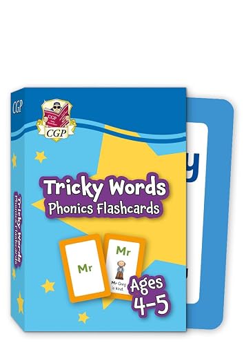 New Tricky Words Phonics Flashcards for Ages 4-5 (Reception) (CGP ...