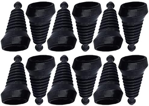SUTOMOTIV 12pcs 3 or 4 Way Small Rubber For Electrical Connector Boot ...